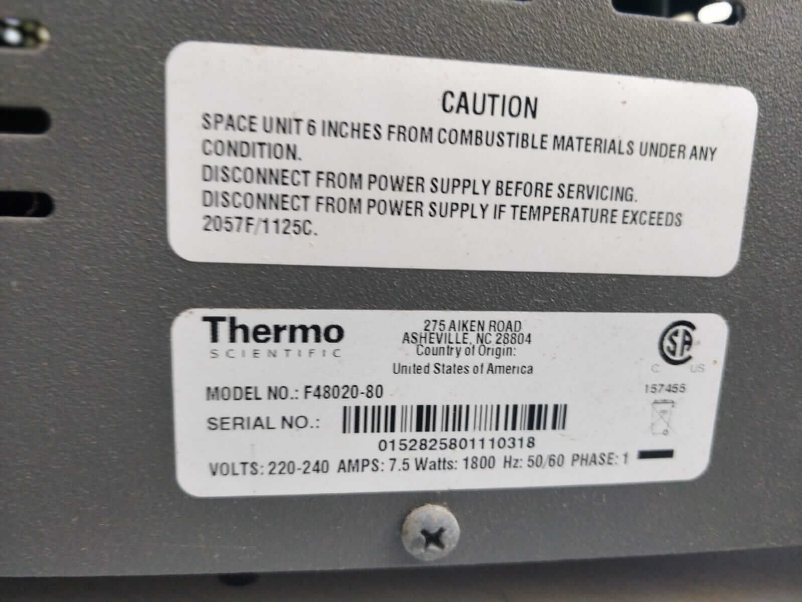 F48020-80 Thermo scientific - ברטל פתרונות - ציוד ומכשור מעבדה